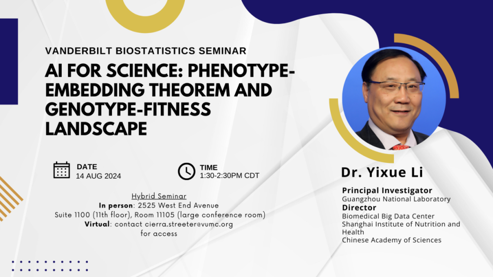 AI for Science: Phenotype-Embedding Theorem and Genotype-Fitness Landscape | Department of ...